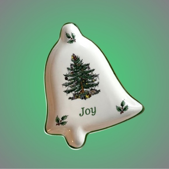 Vintage | Accents | Vintage Spode Christmas Tree Ceramic Bell Shaped ...